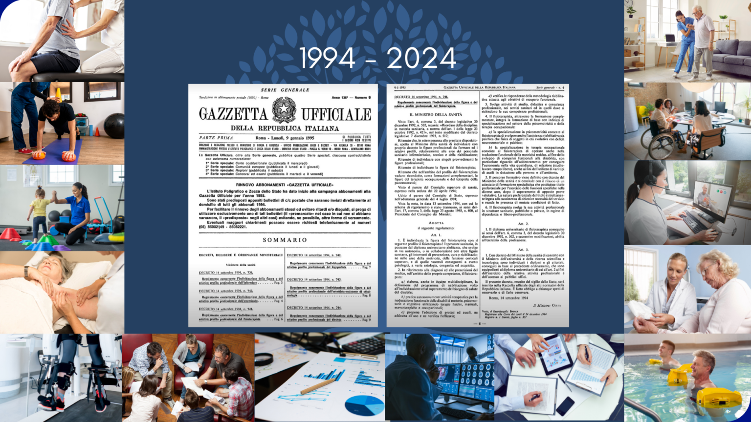 1994 – 2024: 30 anni di Profilo Professionale, 30 anni di Scienza della Fisioterapia. | A.I.FI.